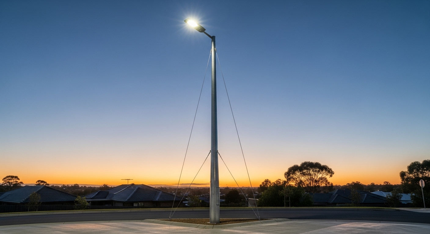 10-Meters Pole: Durable Outdoor Lighting Solution - DawnLighting
