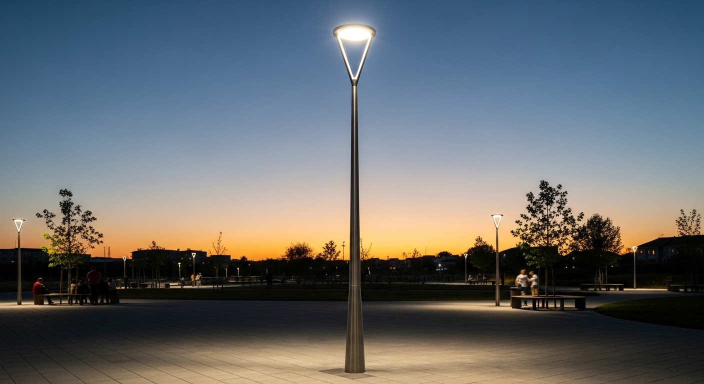 10-Meters Pole: Durable Outdoor Lighting Solution - DawnLighting