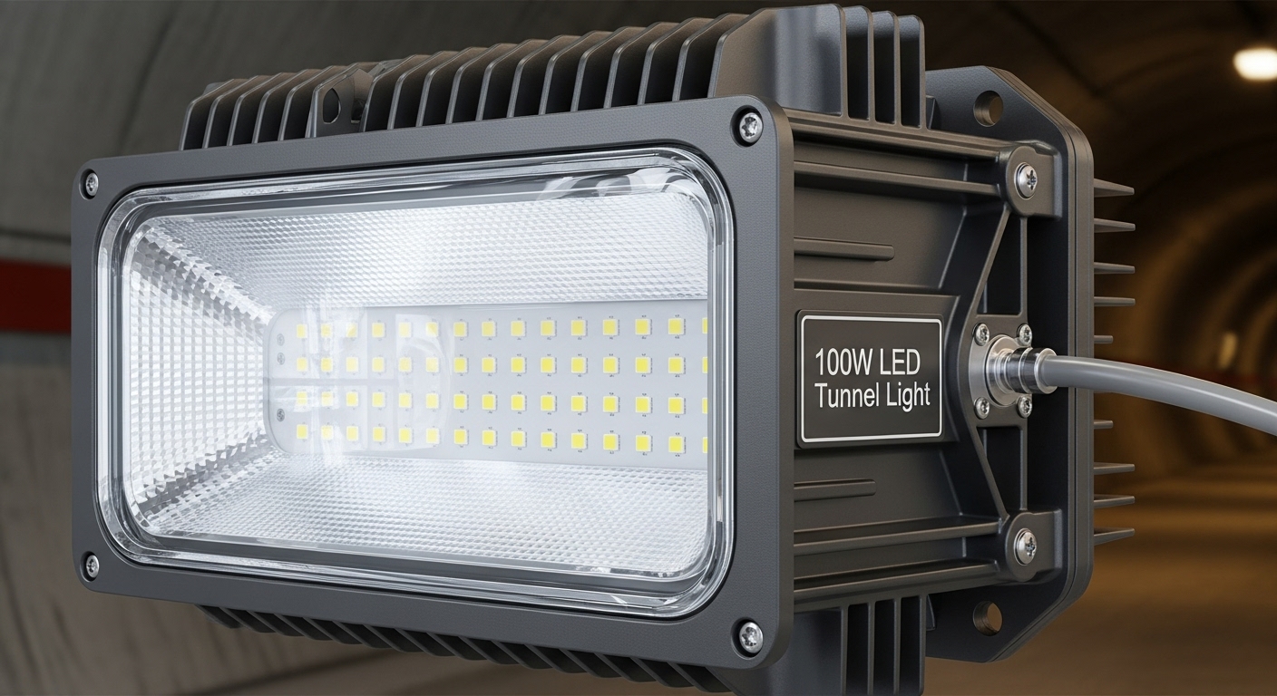 100W LED Tunnel Light | Energy-Saving Lighting for Tunnels - DawnLighting