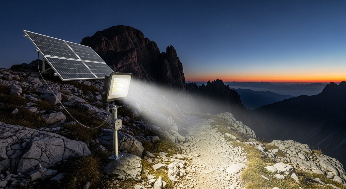 Split Type Solar Flood Light | Energy-Efficient Outdoor Lighting ...